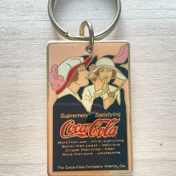 Coca Cola | Accessories | Vintage Coca Cola Key Chain Gold New | Poshmark